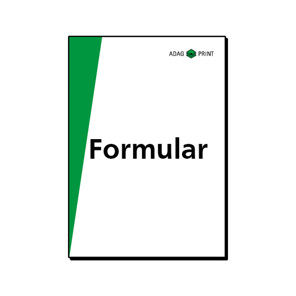 Schwarz-Weiss Formular A5